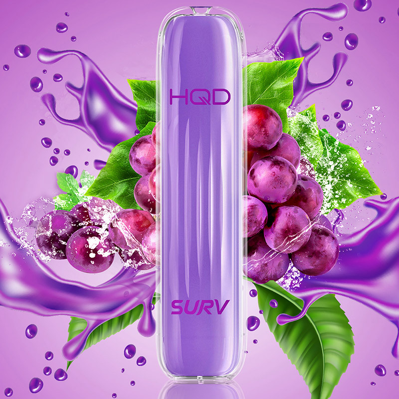 HQD Wave E-Shisha Einweg Vape - Grapey günstig | Hookahaus Großhandel
