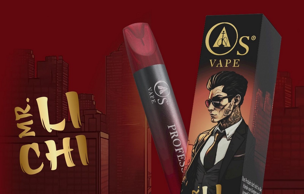OS E-Shisha Vape 750 - Mr. Li Chi günstig | Hookahaus Großhandel