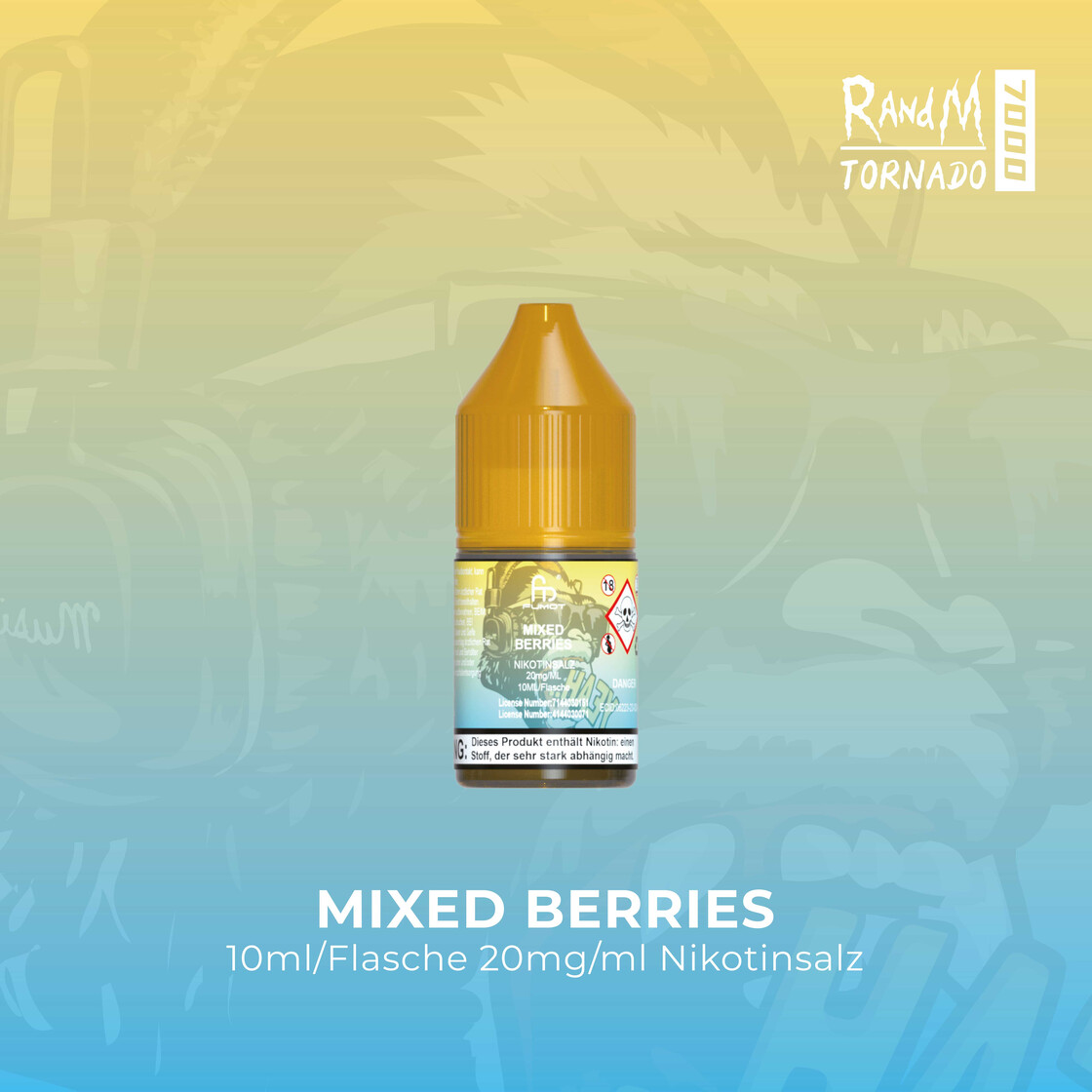 RandM Tornado Liquid 10 ml - Mixed Berries 20 mg/ml günstig kaufen | Hookahaus Großhandel