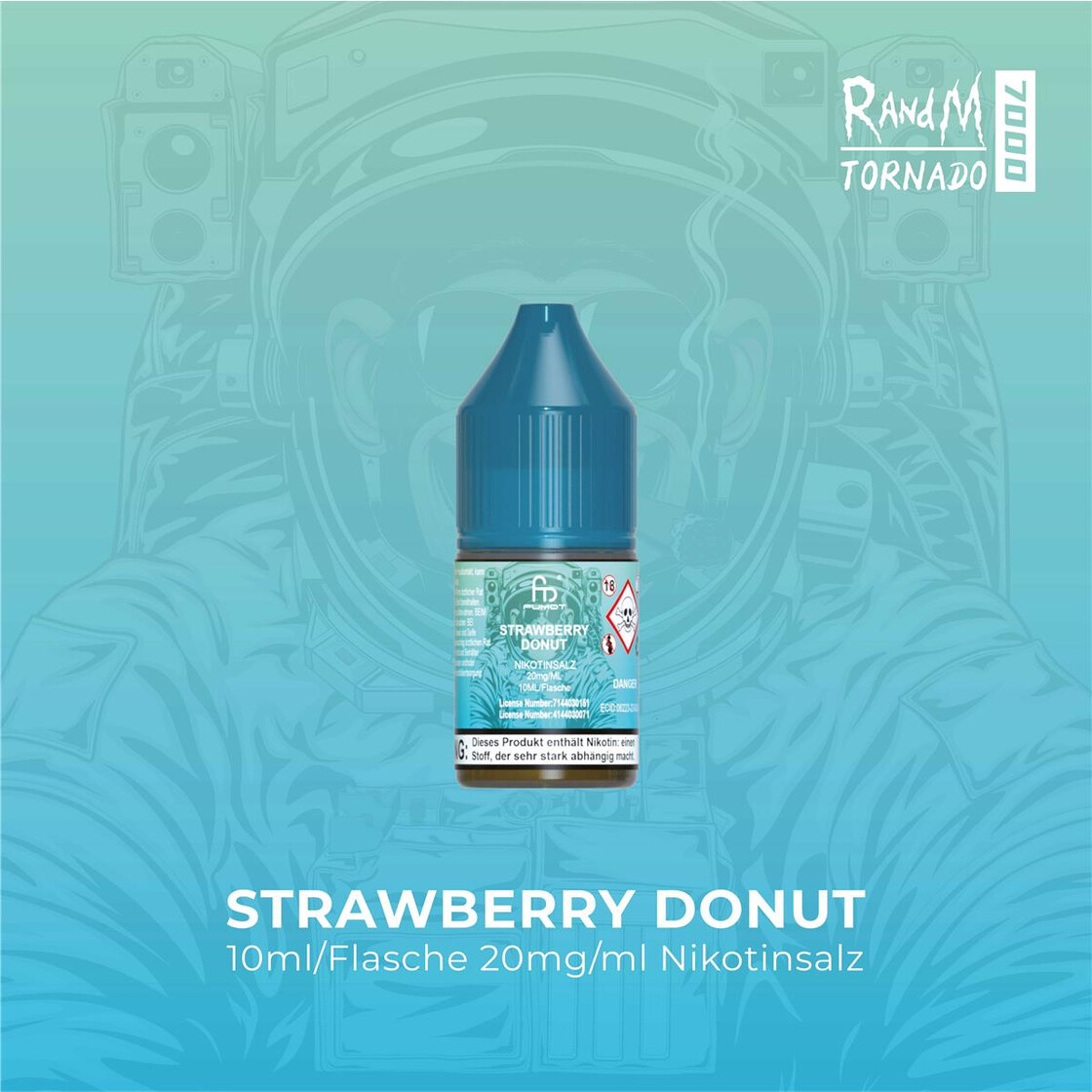 RandM Tornado Liquid 10 ml - Strawberry Donut 20 mg/ml günstig kaufen ...