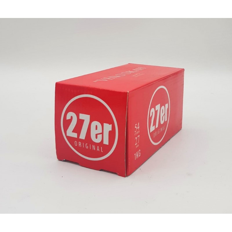 27er Original Kohle 27mm - 1kg günstig | Hookahaus Großhandel