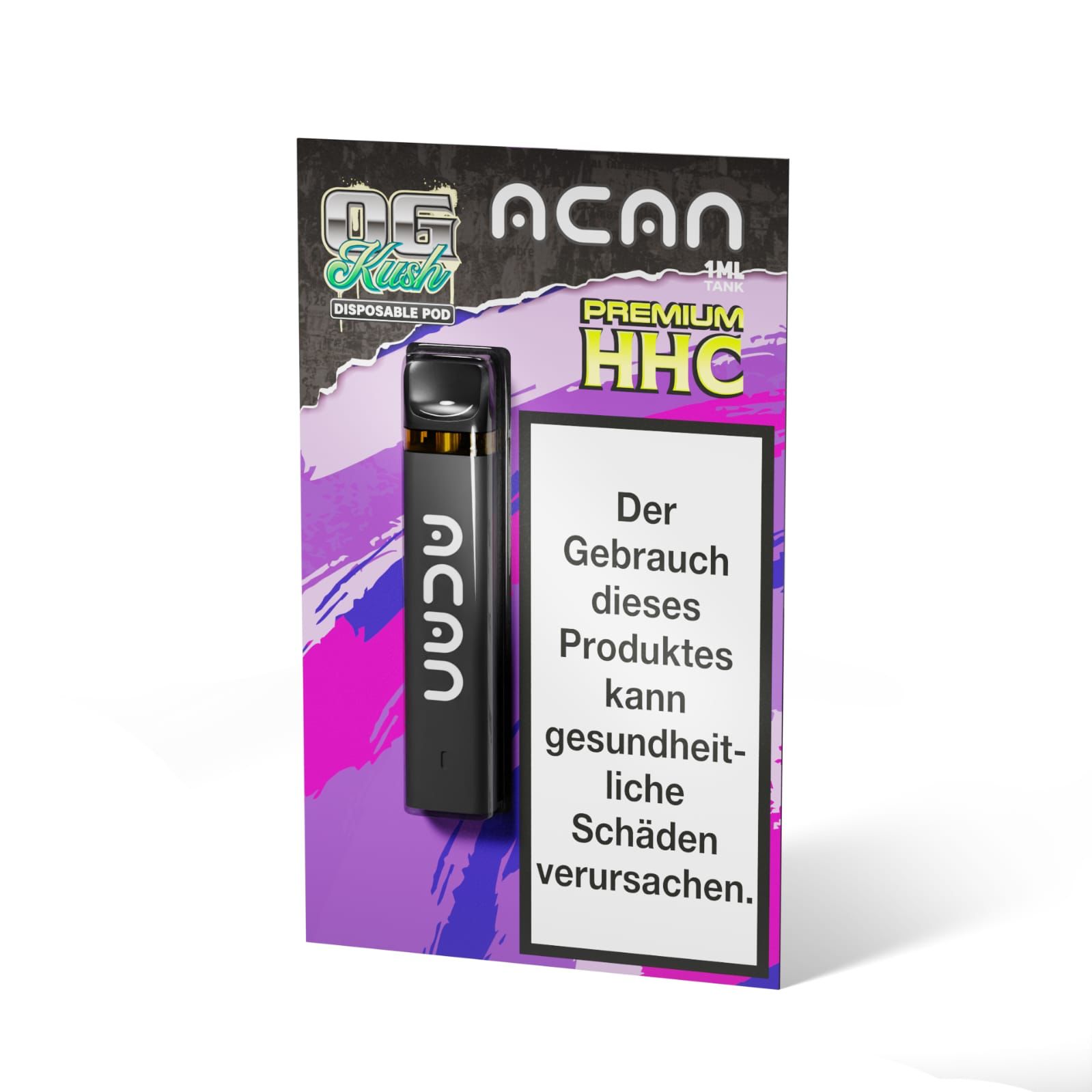 ACAN HHC 95% E-Shisha Vape - OG Kush günstig | Hookahaus Großhandel