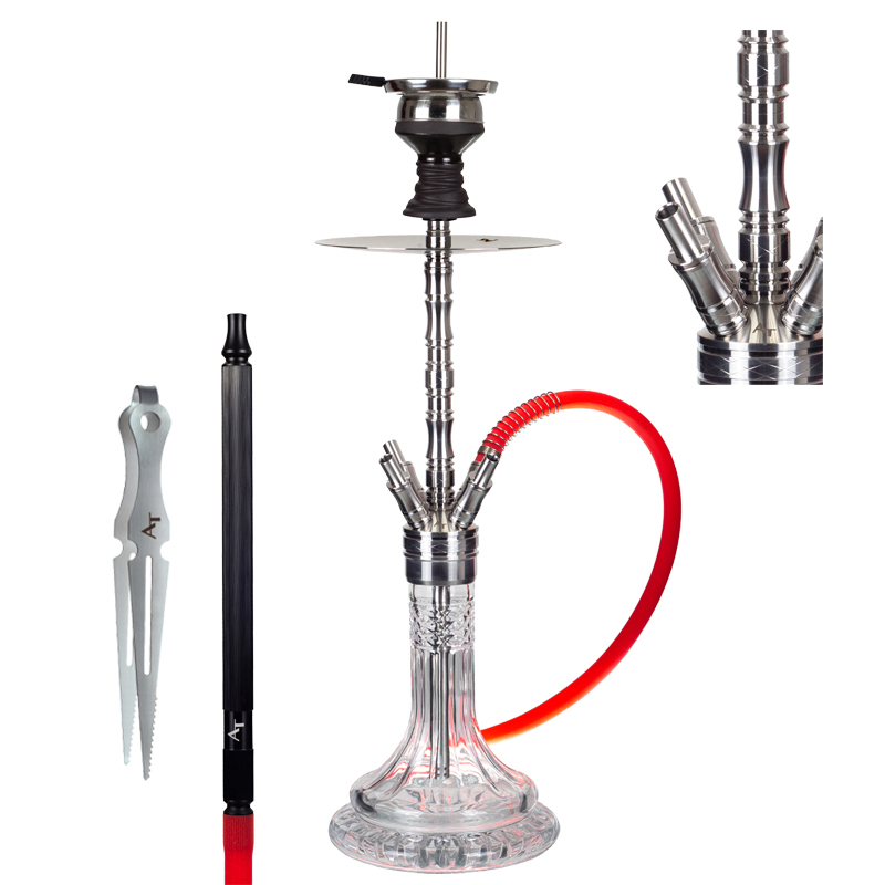 WD Hookah Q3-2-1 - Edelstahl Shisha günstig | Hookahaus Großhandel